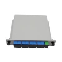 China SC UPC Customized 1xN 2xN Fiber Optic Accessories 1 * 16 PLC Splitter for sale