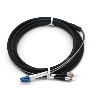 China PDLC DLC GYFJH 2F Fiber Optical Cable Assembly Single Mode Waterproof for sale