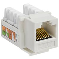 China FCC ROHS RJ45 Keystone Jack Punch Down Network Cat5e Keystone Jack for sale
