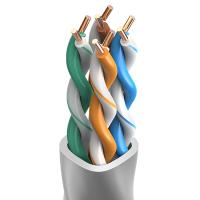 China 100MHz Indoor UTP CAT5E Ethernet Cable 100% Bare Copper PVC Jacket for sale