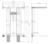 China Heavy Duty Hydraulic Vehicle Lift For Garage 380v Four Post Alignment Lift 4T for sale