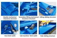 China Hydraulic 3.5 Ton Garage Car Scissor Lift 1800mm Double Level Scissor Alignment Lift for sale