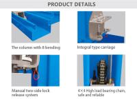 China Two Post Car Lifting Machine 3720mm Total Height 110V for sale