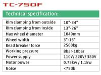 China 380volt Fully Automatic Tire Changer Machine Completed Pneumatically for sale