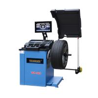 China 40mm Lead Screw LCD tire Wheel Balancing Machine With Tool Box for sale