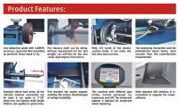 China CE 75kg Car Wheel Balancing Machine With Standard USB Interface for sale