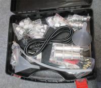 China Car Motorcycle 6 Cylinders Auto Fuel Injector Tester And Cleaner 6 Nozzle 32KG for sale
