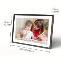 China Digital Photo Frame with Touch Screen Automatic Rotation Motion Sensor Weather Display for sale