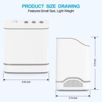 China DC5V/2A DC9V/2A Voltage App-Controlled Portable Oxygen Concentrator for Easy Breathing for sale