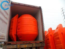 China 12in 14in 16in Dock Plastic Dredging HDPE Pipe Floats For Sale Offshore Pipeline Floats for sale