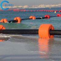 China Plastic HDPE Pipe Floater Heavy Duty Versatile For Cable Hose Floats Device Dredge Pumping for sale