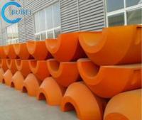 China Barrier Hose Pipe Floats Buoys Marine High Density Foam Filled Dredging Line Long for sale