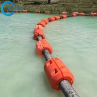 China Dock HDPE Pipe Floater Floating Pipeline HICL Dredger Shipyard Float For Dredging Pipe Rubber Hose for sale