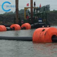 China 10mm Thickness HDPE Pipe Floater With Good Flexibility And 15MPa Tensile Strength for sale