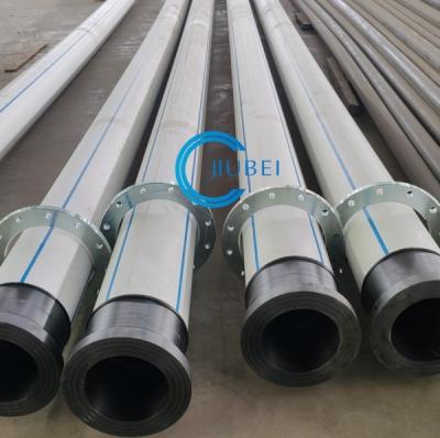 China 5.8/11.8m Per Length Dredging HDPE Pipe Customized Diameter Excellent Impact Resistance for sale