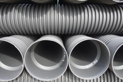 China Customized Thickness HDPE Double Wall Corrugated Pipe With High Tensile Strength for sale