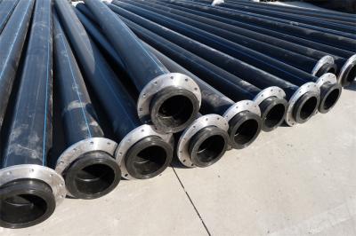 China Welding Connection Dredging HDPE Pipe -60-80 Degree Temperature Customized Thickness for sale