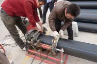 China Customized Diameter Dia32-1800mm Dredging HDPE Pipe Bolts Nuts Washers Accessories Included for sale