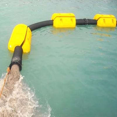 China Easy Installation HDPE Pipe Floater With Impact Resistance And Hot Galvanised Steel Bolts And Nuts 10-1100mm for sale