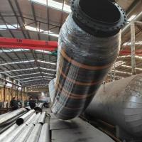 China High Strength Synthetic Cord Reinforcement Rubber Floating Discharge Hose For 10 Degree Bend Angle And Maximum Pressure Of 500 Psi for sale