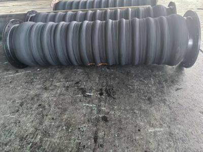 China 100ft Black Rubber Suction Hose for Dredging -40°F to 158°F for sale