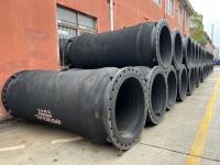 China Heavy-Duty Dredging Rubber Discharge Hose  Abrasion Corrosion Resistant for sale