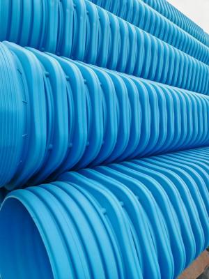 China High-Performance Corrugated Dredging HDPE Pipe Abrasion Resistant Flexible for Heavy-Duty Slurry Transport for sale