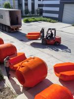 China Heavy Duty HDPE Pipe Floater for Dredging Pipeline, Mining Slurry & Marine Floating Pipe Systems for sale