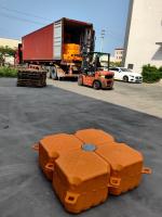 China PE Pontoon Floating Dock Heavy-Duty Modular HDPE Floating Dock System for Marinas Boat Mooring Waterfront Projects for sale