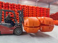 China HDPE Pipe Floater for Dredging Pipelines Heavy-Duty PE Pipe Float with High Buoyancy for Marine Offshore Applications for sale