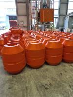 China Heavy-Duty Polyethylene (HDPE) Pipe Floaters for Dredging Marine Pipelines UV-Resistant PE Pipe Floats for sale