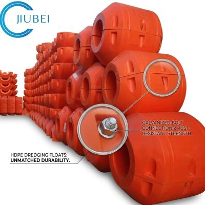 China Land Reclamation Dredge Pipe Floats DN700 High Buoyancy HDPE Floaters For UAE Saudi Arabia Qatar for sale