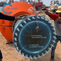 China Land Reclamation Dredge Pipe Floats DN700 High Buoyancy HDPE Floaters For UAE Saudi Arabia Qatar for sale