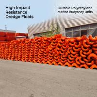 China Lake Dredging HDPE Pipe Floaters DN300 Lightweight Foam Filled Collars For India Bangladesh for sale