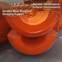 China Lake Dredging HDPE Pipe Floaters DN300 Lightweight Foam Filled Collars For India Bangladesh for sale