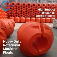 China Coastal Restoration Dredge Pipeline Floats DN400 Reusable HDPE Collars For USA Gulf Coast for sale