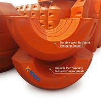 China Coastal Restoration Dredge Pipeline Floats DN400 Reusable HDPE Collars For USA Gulf Coast for sale