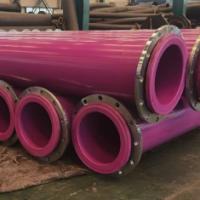 China Red color UHMWPE PIPE Applied for Power Plant for sale