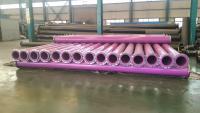 China High abrasion resistance UHMWPE dredging pipe featuring bolts accessories optimized for durability and sediment transport for sale