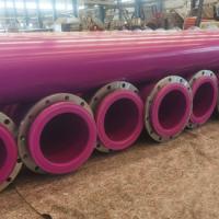 China Chemicalresistance Flanged UHMWPE pipe Resistant To Most Chemicals And Solvents Offering Corrosionresistance Performance for sale