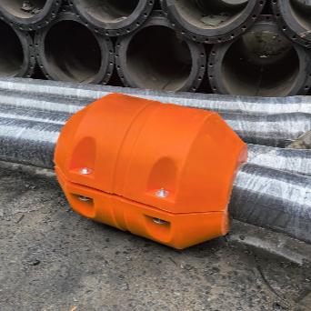 China Excellent Chemical Resistance Dredging Pipe Floats Offering Wall Thickness 10mm to 20mm and Elongation At Break 400 Percent Plus for Heavy Duty for sale
