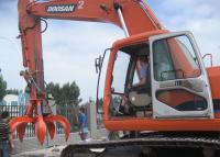 China 5 Cylinders Excavator Grapple , Hydraulic Orange Peel Grapple for sale