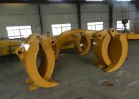 China Wearable Steel Mechanical Excavator Grapple Bucket with Rod for sale