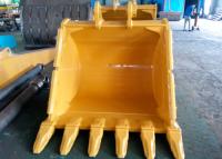 China Wheeled Extension 336 Excavator V Ditching Bucket With 6 Teeth for sale