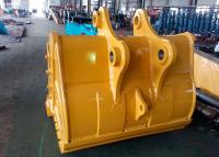 China Wheeled Extension 336 Excavator V Ditching Bucket With 6 Teeth for sale