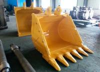 China Wheeled Extension 336 Excavator V Ditching Bucket With 6 Teeth for sale