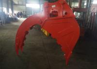 China Excavator Grapple Hydraulic Bucket Thumb Grapple With Grating Bucket for sale
