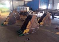 China Heavy Duty Rock Bucket 320 Excavator Rock Bucket 800mm Width for sale