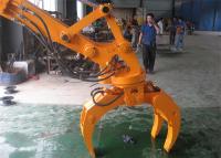 China Komatsu PC120 12ton Excavator Grapple Attachments Log Loader Grapple for sale