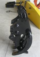 China Hyundai Excavator Mechanical Wood Grapple /  Wood Grab For Excavator for sale